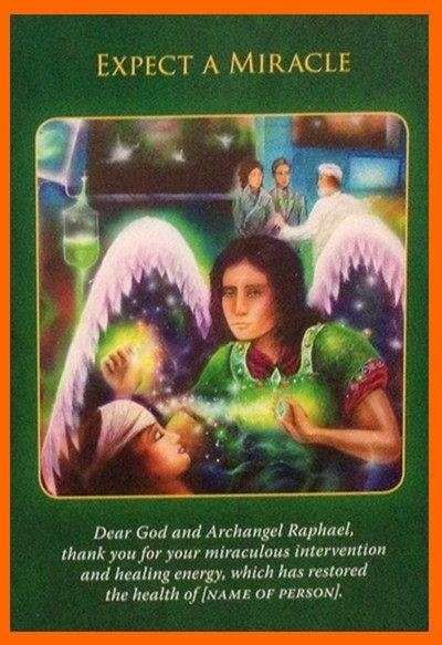 Archangel Raphael Healing Oracle Cards: A 44-Card Deck and Guidebook ...