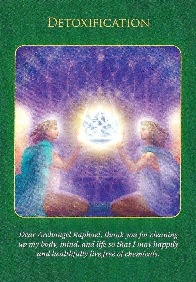 Archangel Raphael Healing Oracle Cards: A 44-Card Deck and Guidebook ...