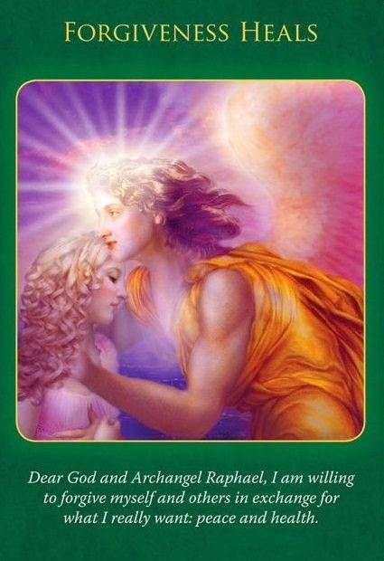 Archangel Raphael Healing Oracle Cards: A 44-Card Deck and Guidebook ...