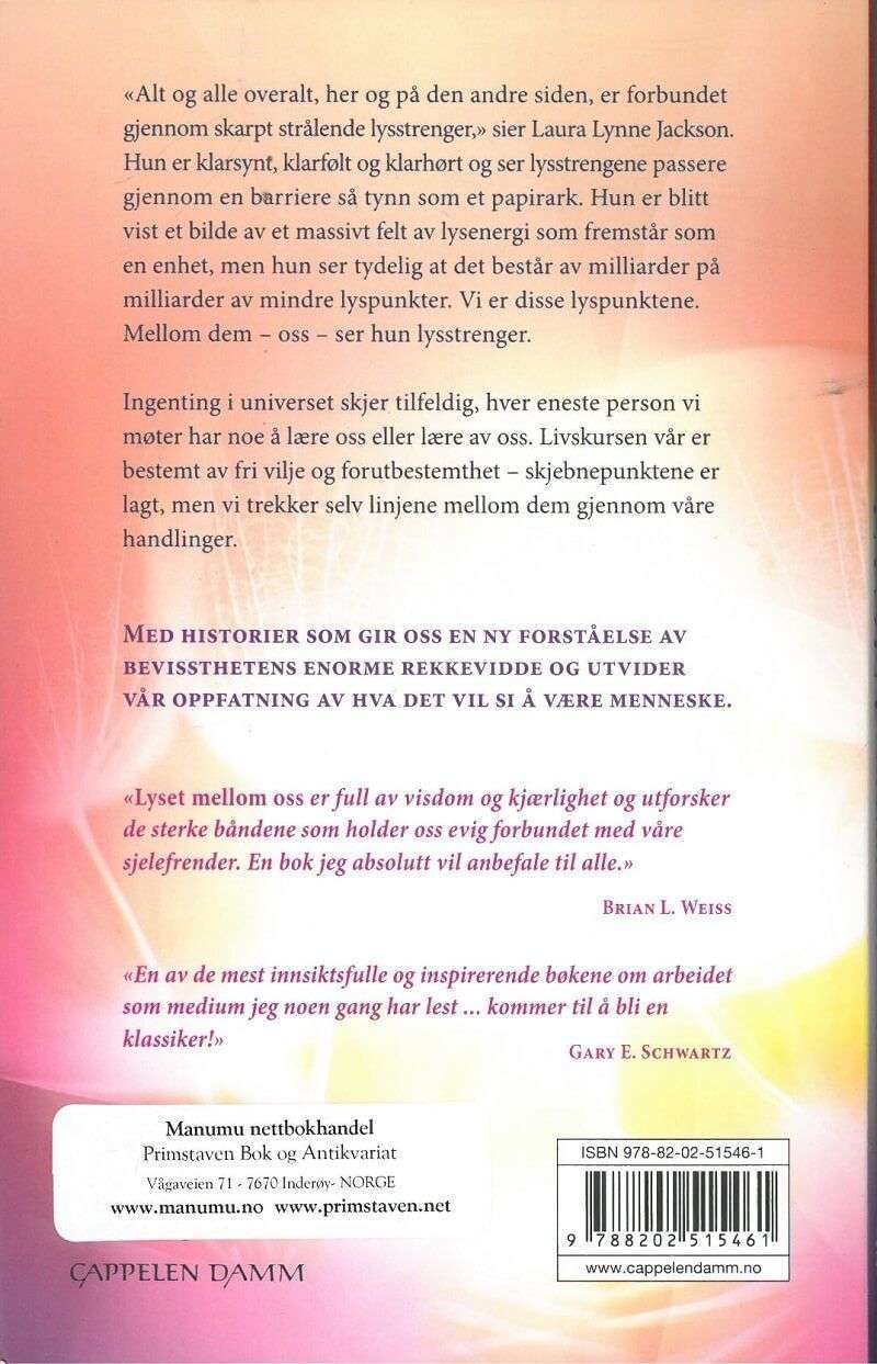 Lyset mellom oss -( brukt bok ) | Primstaven nettbokhandel