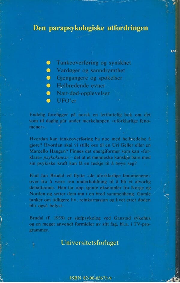 Uforklarlige opplevelser | Primstaven nettbokhandel