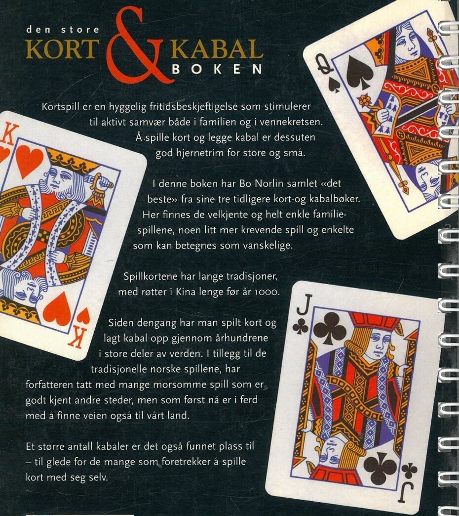 Den store kort og kabalboken (brukt bok) | Primstaven nettbokhandel