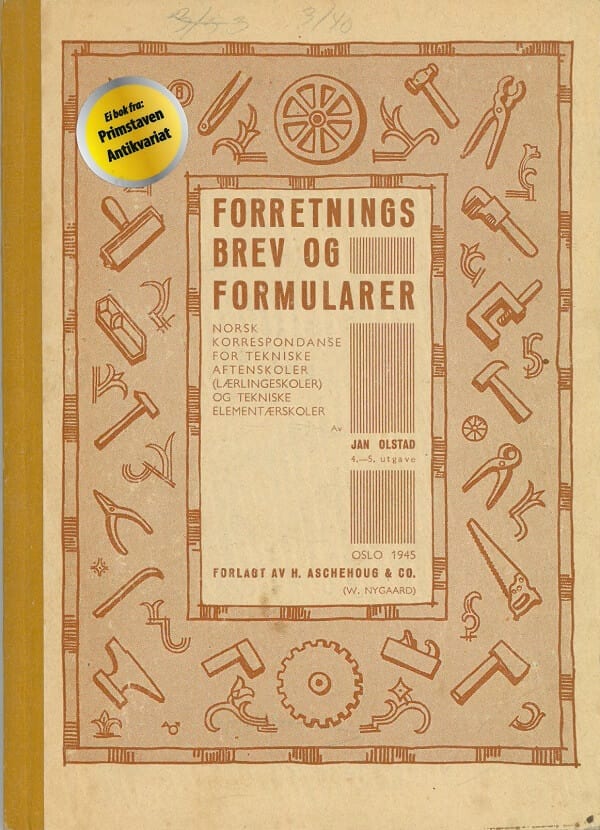 Forretningsbrev og formularer | Primstaven nettbokhandel