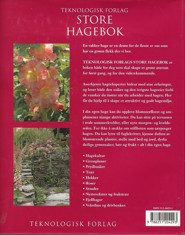 Teknologisk forlags store hagebok | Primstaven nettbokhandel