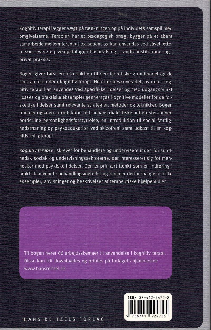 Kognitiv terapi | Primstaven nettbokhandel