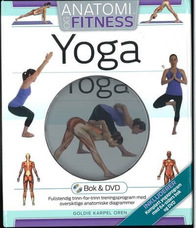 Anatomi og fitness yoga. Bok og dvd. | Primstaven nettbokhandel